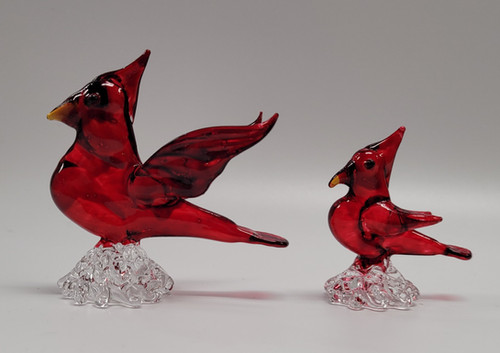 Cardinal | Hand Blown Glass