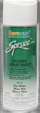 ROOFING SPRAY PAINT-WHITE (QTY: 12) | Ideal Polymers