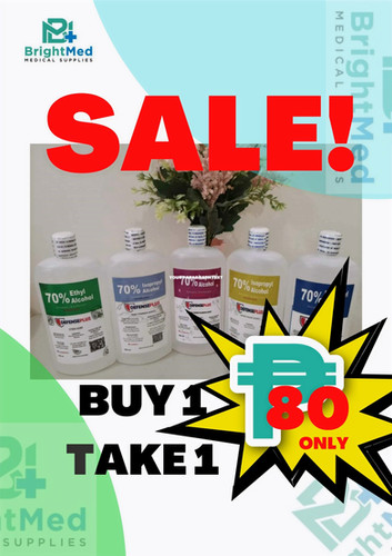BUY1 TAKE 1 Defenseplus 70% Isopropyl Alcohol 500ml | Brightmed Medical Su