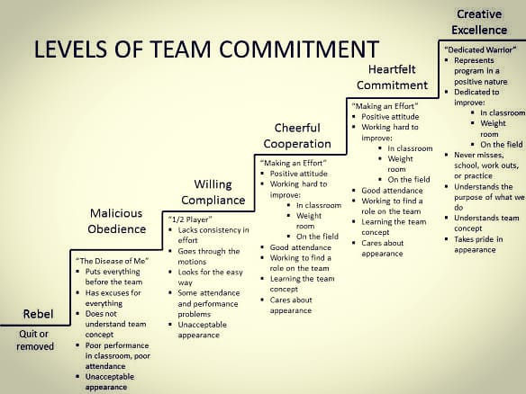 Levels of Team Commitment: