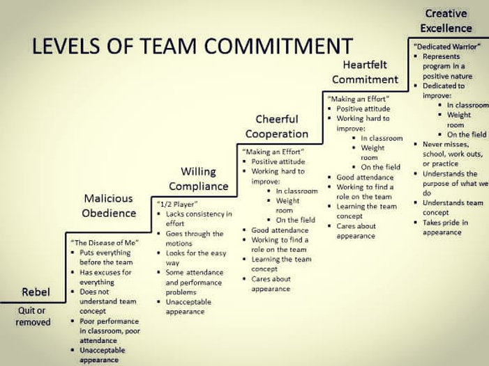 Levels of Team Commitment: