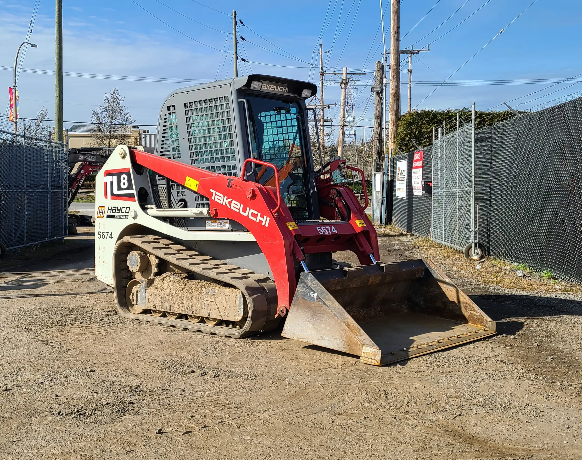 Rent a 2017 Takeuchi TL8 Tracked Skid Steer Loader | Hayco Sales & Rentals