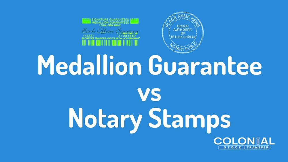 Clarifying the Distinction: Medallion Stamps vs. Notary Embossers