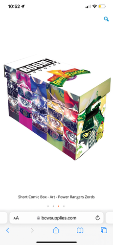 1 Power Rangers Short Box | brandonscomics