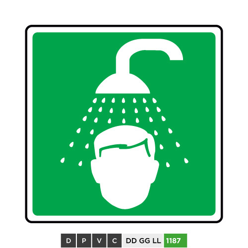 Emergency shower symbol | SignsInc