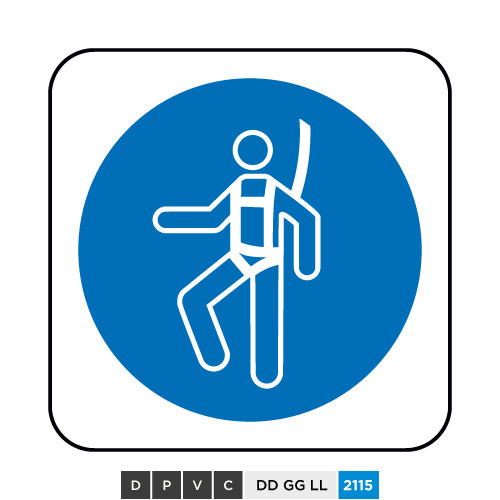 Safety harness symbol | SignsInc