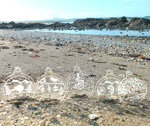 Wood or Clear Perspex Engraved Ornaments | Creative Heart