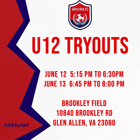 TRYOUTS | Arya RVA FC