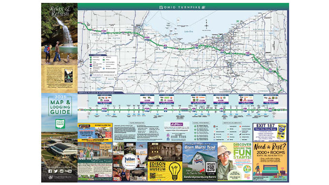Ohio Turnpike Map