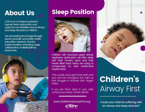 Sleep and Airway Brochure (Pack of 100) | CAFF