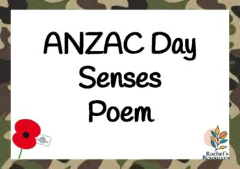 ANZAC Day Senses Poem | Rachel S Resources