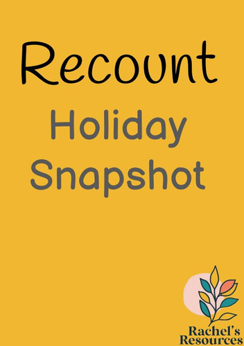 Recount Holiday Snapshot | Rachel S Resources
