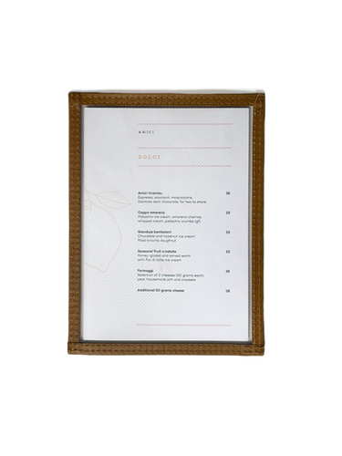 Coated Canvas A5 Poly Edge-Bound Pocket | Mysite