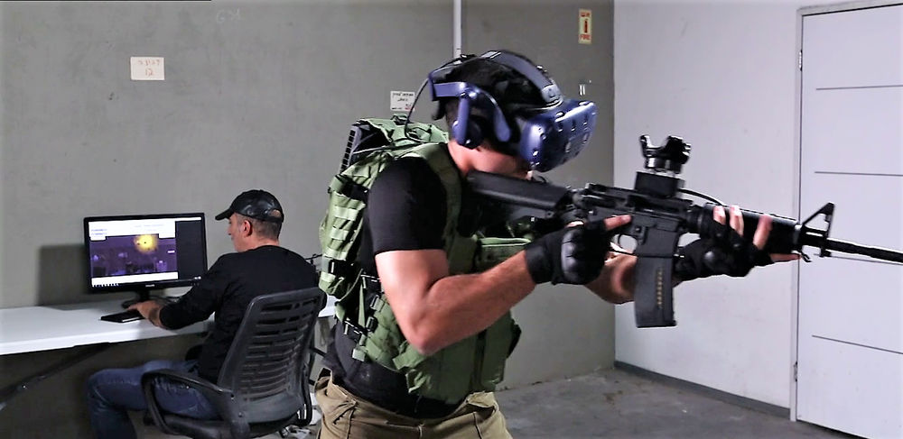 Entrenamiento militar con realidad virtual