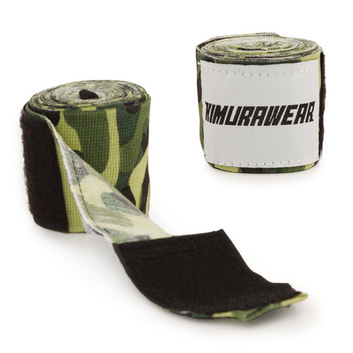 Hand Wraps - Camo Army Green 180" | Kimurawear