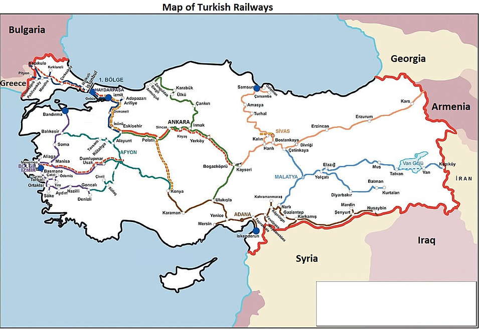 Map Of Trains In Turkey - vrogue.co
