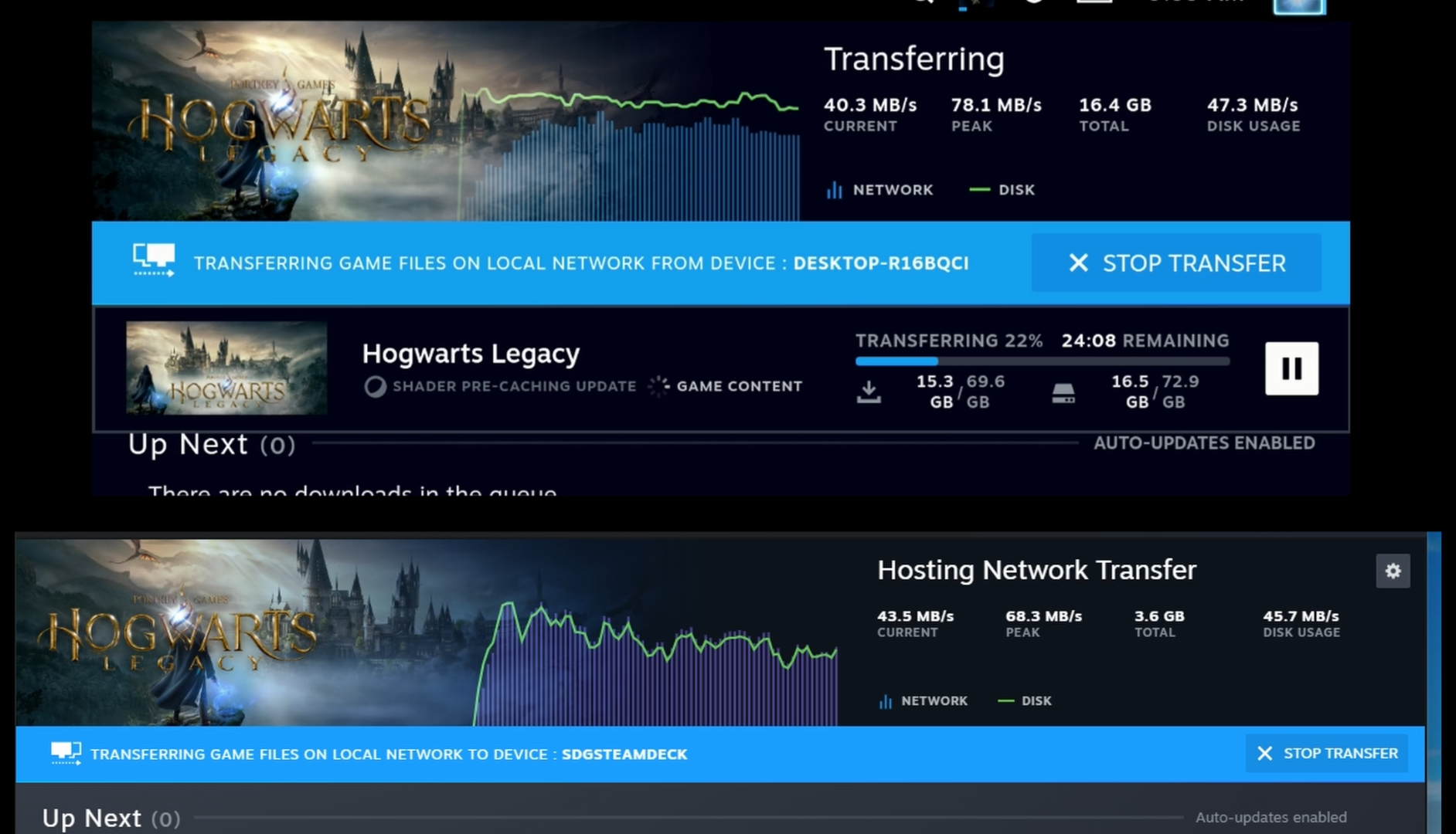 File Transfers & Latest Steam Deck Client Update