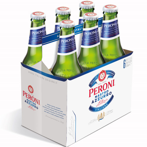 Caja de Cerveza Peroni six pack 330ml | Shop Sin Envolturas