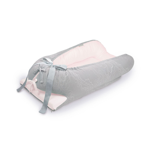 Pack mini colecho oso Kaligo Maternidad Mali gris/ Rosa Pastel | Shop ...