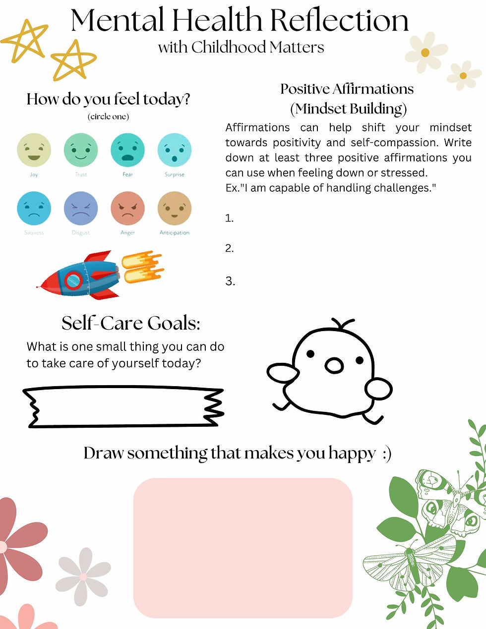 Mental Health Reflection | Childhood Matters