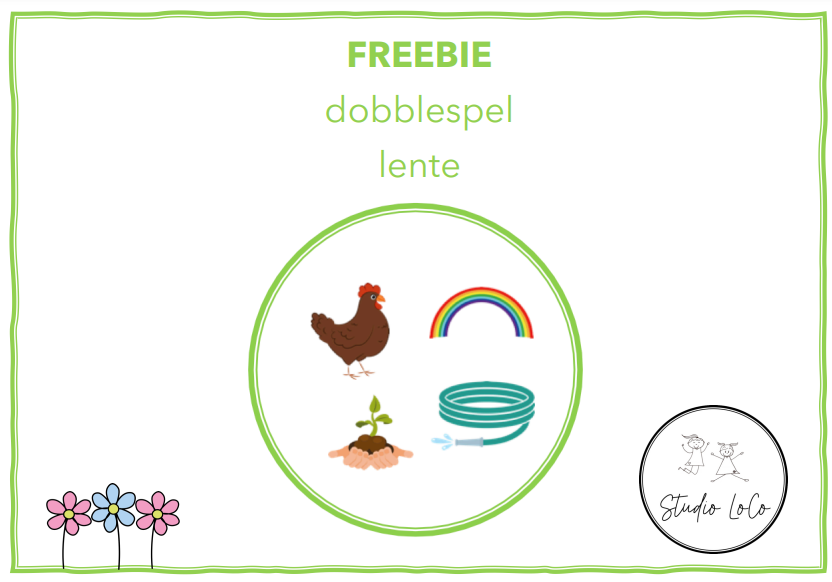 Freebie DOBBLE-spel Lente | Studio Loco