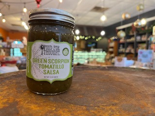 Food For Thought Green Scorpion Tomatillo Salsa | simplydelightful