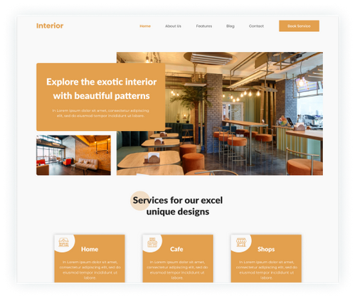 Wix Templates For Interior Design | Vitzael