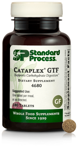 Cataplex GTF -Chromium-180 tabs Standard Process | Natural Life Shoppe