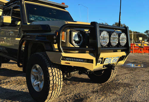 Toyota Landcruiser 70 Series 2024+ Conqueror Bull bar | Kingz Customs