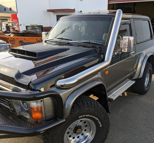 GU Nissan Patrol 4" Stainless Steel Snorkel Kit | Kingz Customs
