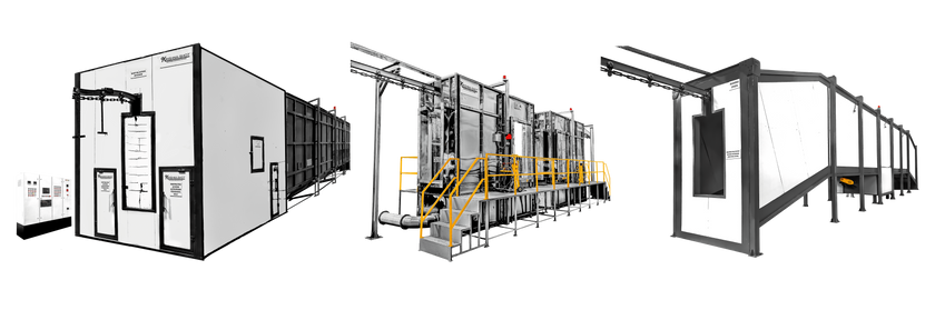 Blast Room Powder Coating Baking Oven Manufacturer in India | Krishna Shot