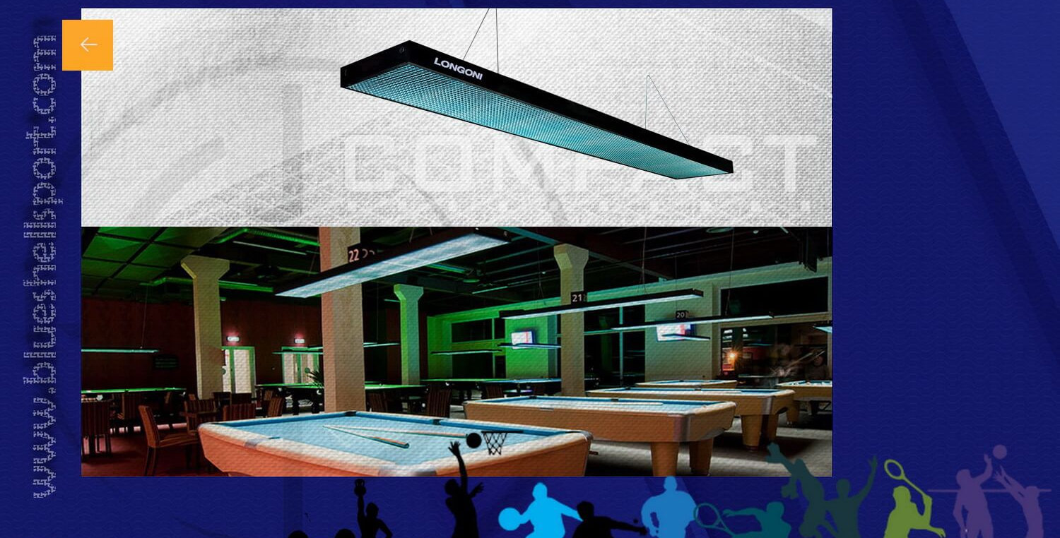 Longoni compact Pool & Snooker table lighting - Made in Italy | Shop ...