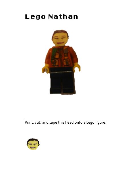 Lego Nathan in SPAAAACE!