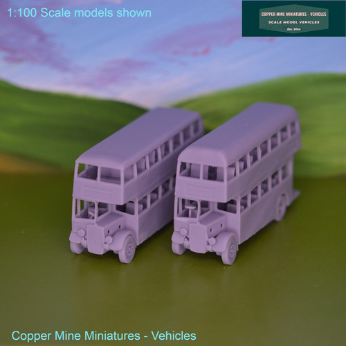 1946-65 Bristol K Type Low and high bridge Bus - 1:100, 1:120 1:76 (2 ...