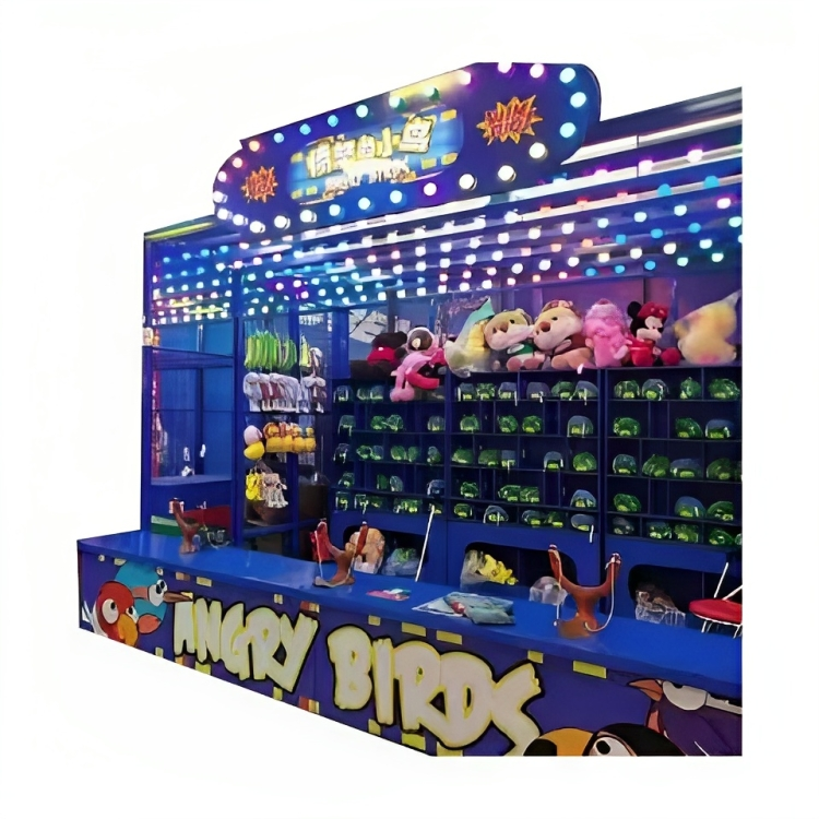 Angry Bird Slingshot Carnival Shooting Game Booth