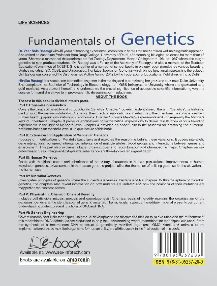 Fundamentals of Genetics (PB) | Araavat
