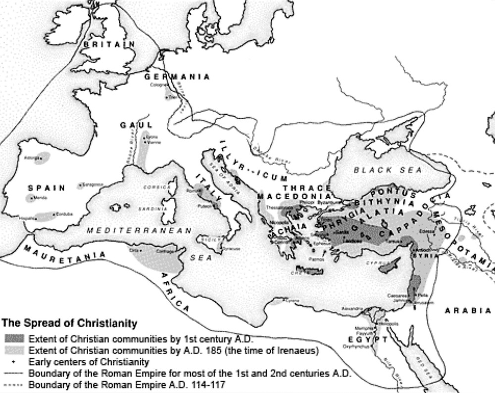 E - 100 : How did Christianity spread so fast?
