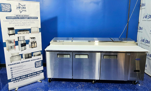 Atosa 93" Pizza Prep Table | Allstar Kitchen Equi