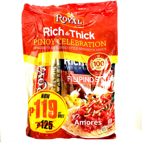 Royal Spaghetti (800g) and Filipino Style Spaghetti Sauce (1kg ...