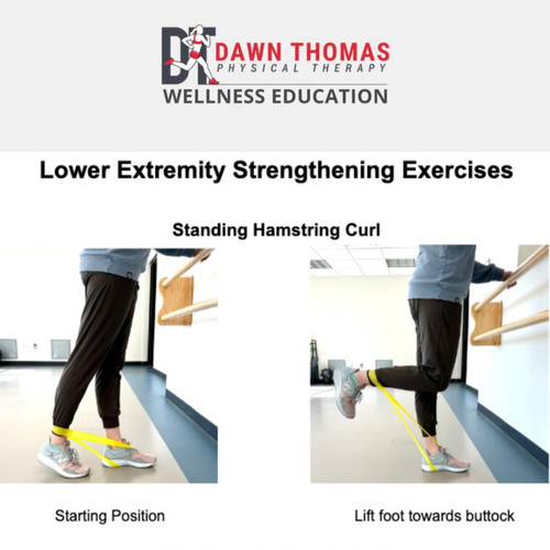 Walking Class - Lower Extremity Strengthening - Handout | DawnThomasPT