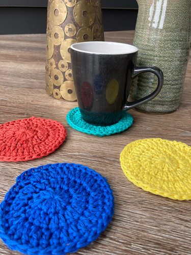 Nautilus Coasters Crochet Pattern | Cesca & Woodrow