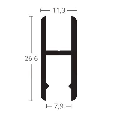Perfil "H" | sbacomercial
