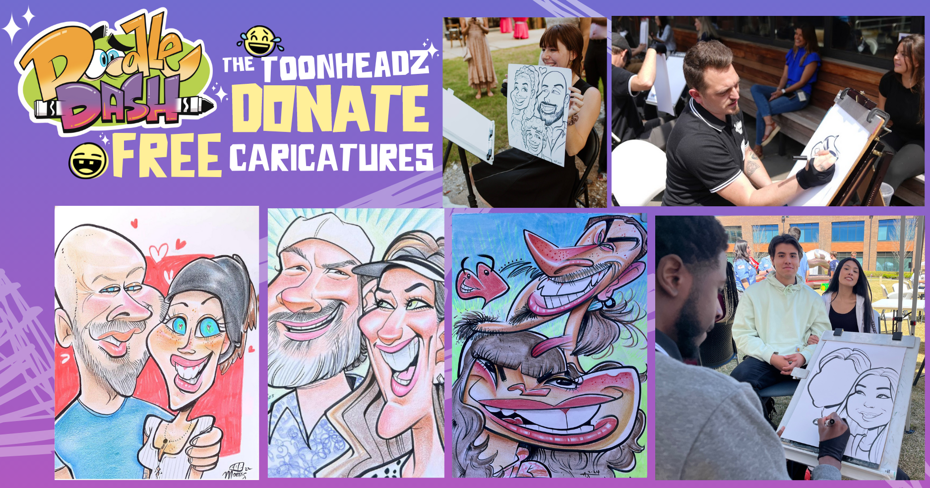 DOODLE DASH | The Toonheadz | Free Caricatures