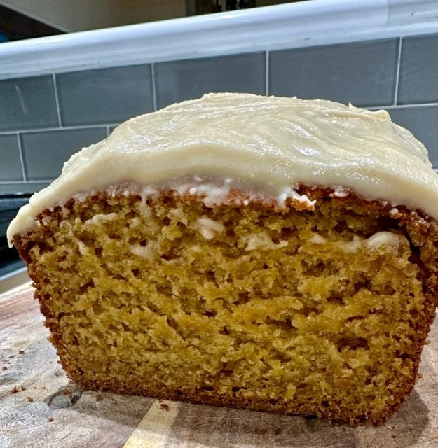 Frosted Pumpkin Bread