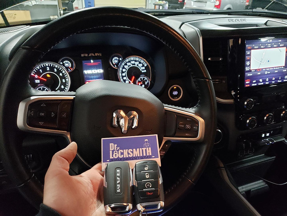 What to do if you secure keys in the area?