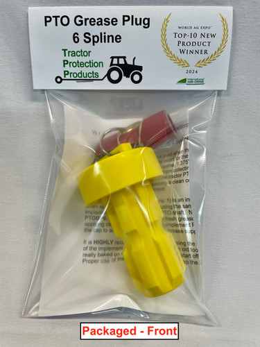PTO Grease Plug 6 Spline | Tractor Protection