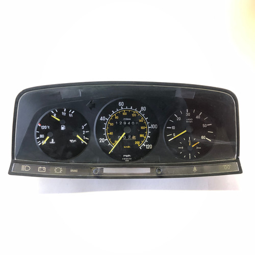 W123 Instrument Cluster, speedometer, tachometer, Fuel, Oil, Temp, 300D ...