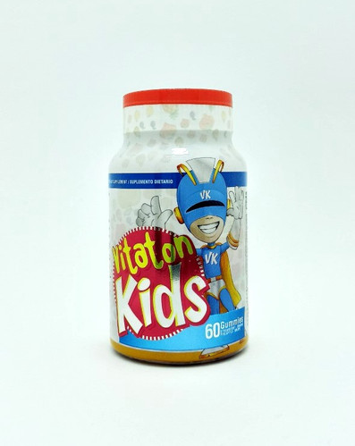 Vitaton Kids x 60 gomitas masticables /Fresa, Piña, Naranja y Uva ...