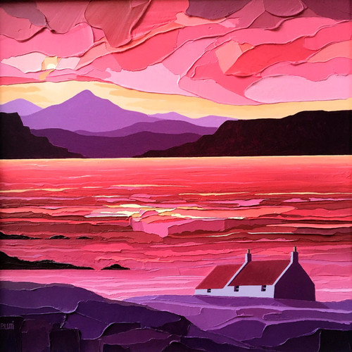 Peter Luti - Ripples in Red | gallerialuti