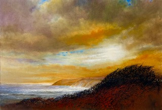 Setting Sun, Lydstep Head | Oriel Mimosa
